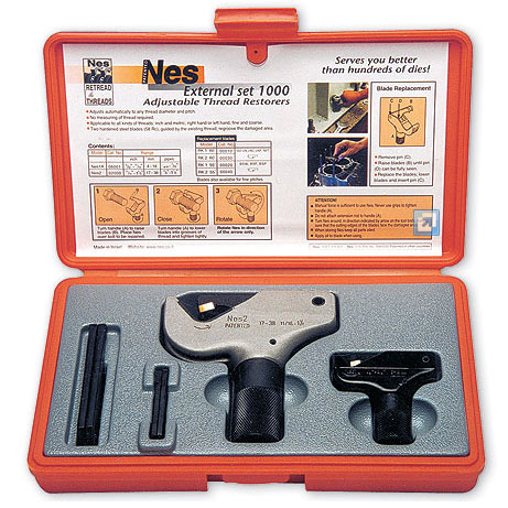 Fastener External Thread Repair Kit 4-38mm 5/32 to 1-1/2 In | NES | 12