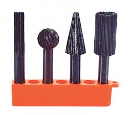 4 Piece Rotary File Set | AES Industries | 37650