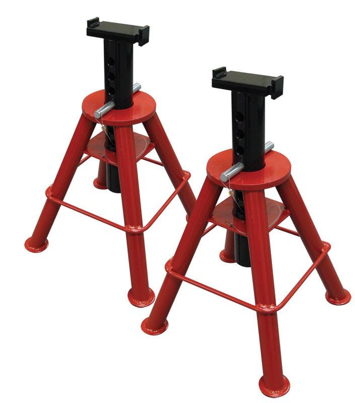 Pair of 10 Ton Low Height Jack Stands | Sunex Tools | 1210