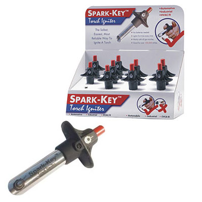 Spark-Key Torch Igniter 12 Pk Counter Display | Cliplight | 580512
