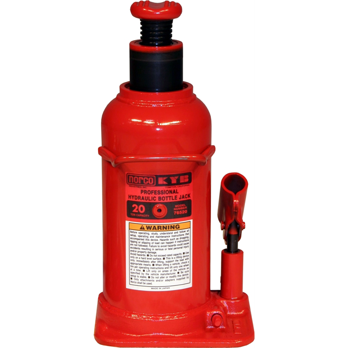 Norco Industries [76520] 20 TON STD BOTTLE JAck NORCO INDUSTRIES, INC ...