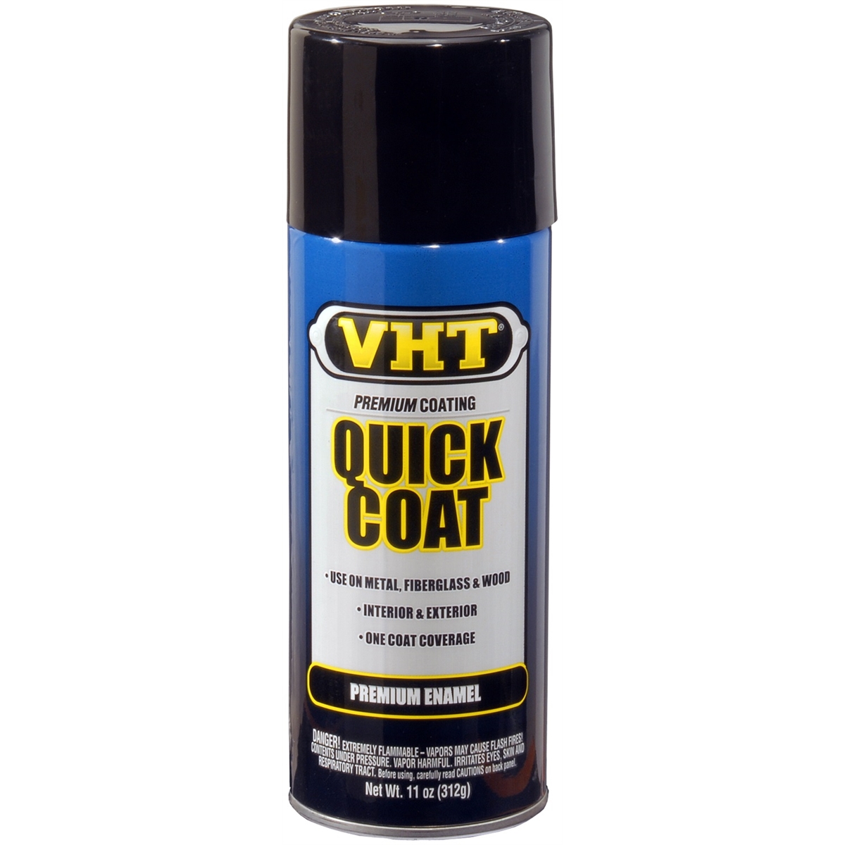 Krylon [SP504] VHT Quick Coat Enamel; Gloss Black; 11 oz. Aerosol VHT ...