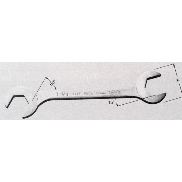 Martin 3726 Hydraulic Wrench Angle Opening - 1-1/2 x 1-1/2 In MRT3726