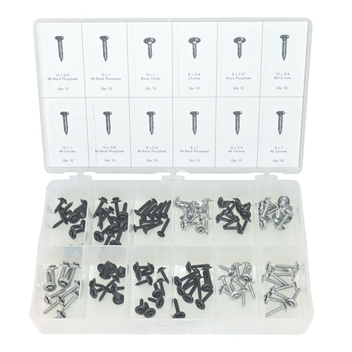 Auto Body Doctor [DYN-6500] Sems Screw Kit- 120 Piece Sems Screw Kit ...