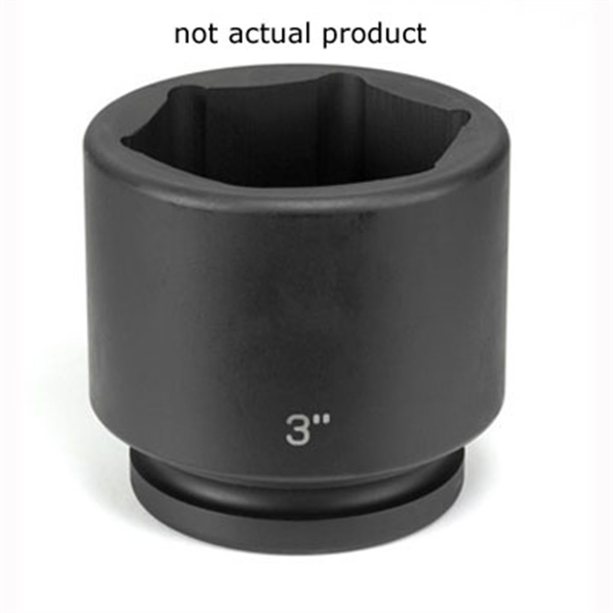 1 In Drive Std Impact Socket - 3-7/8 In by Grey Pneumatic - 4124R