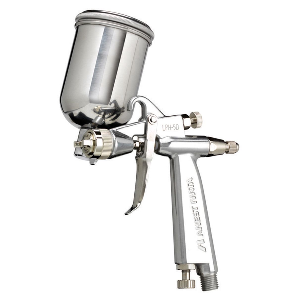 Iwata LPH50-102G HVLP Spray Gun with Side Mounted 130 ml Cup