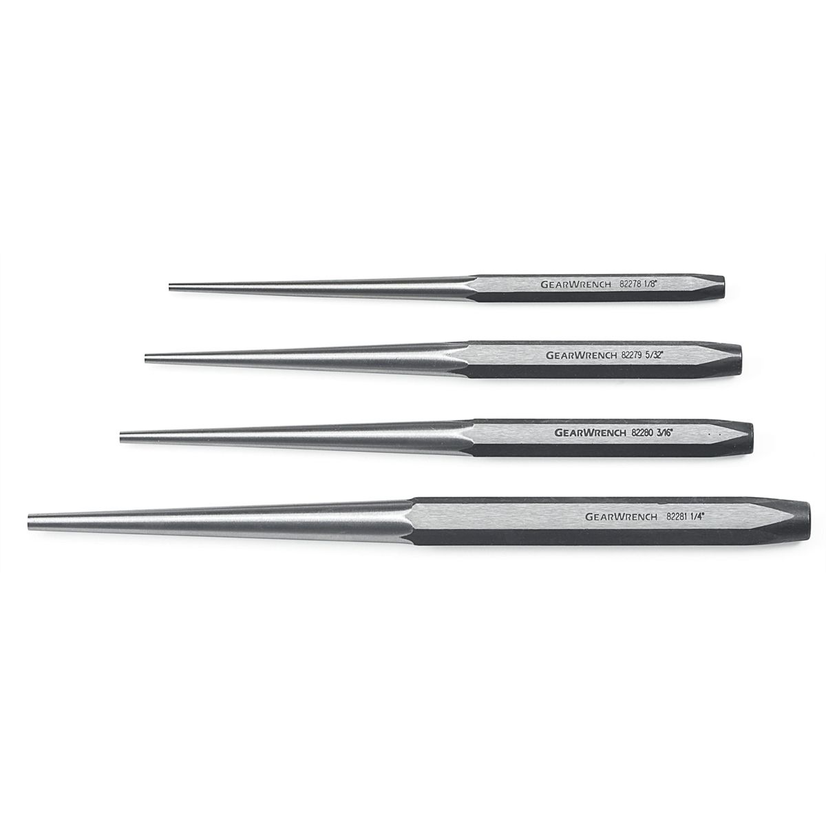 4 Pc. Long Taper Punch Set by GearWrench