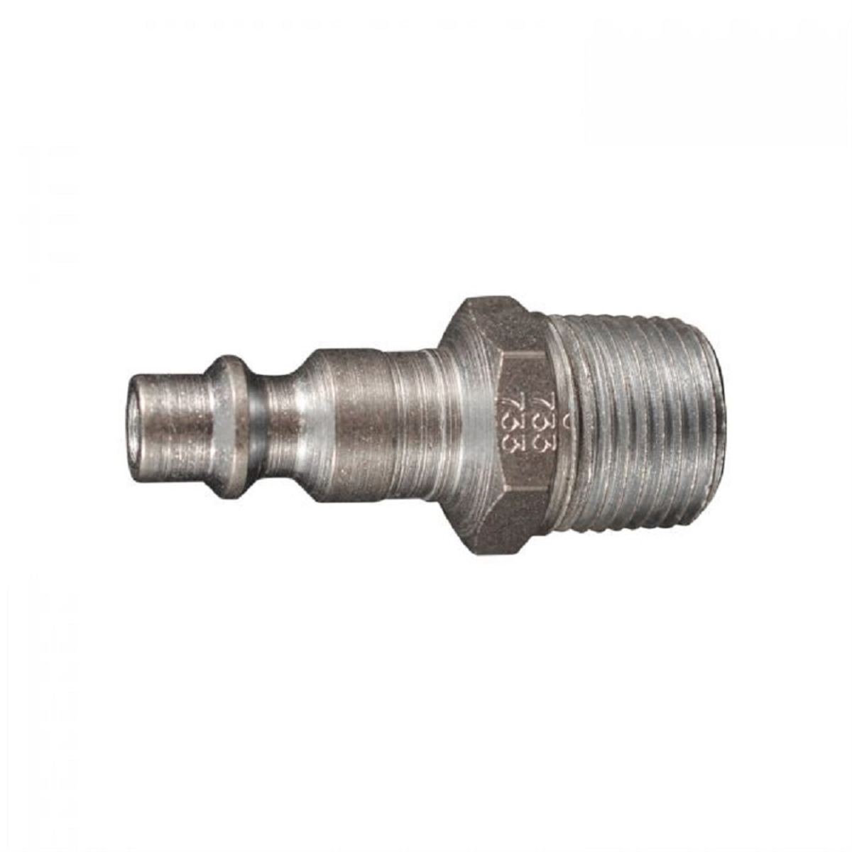 Milton Industries 733 M-Style Male Plug 3/8 In MIL733