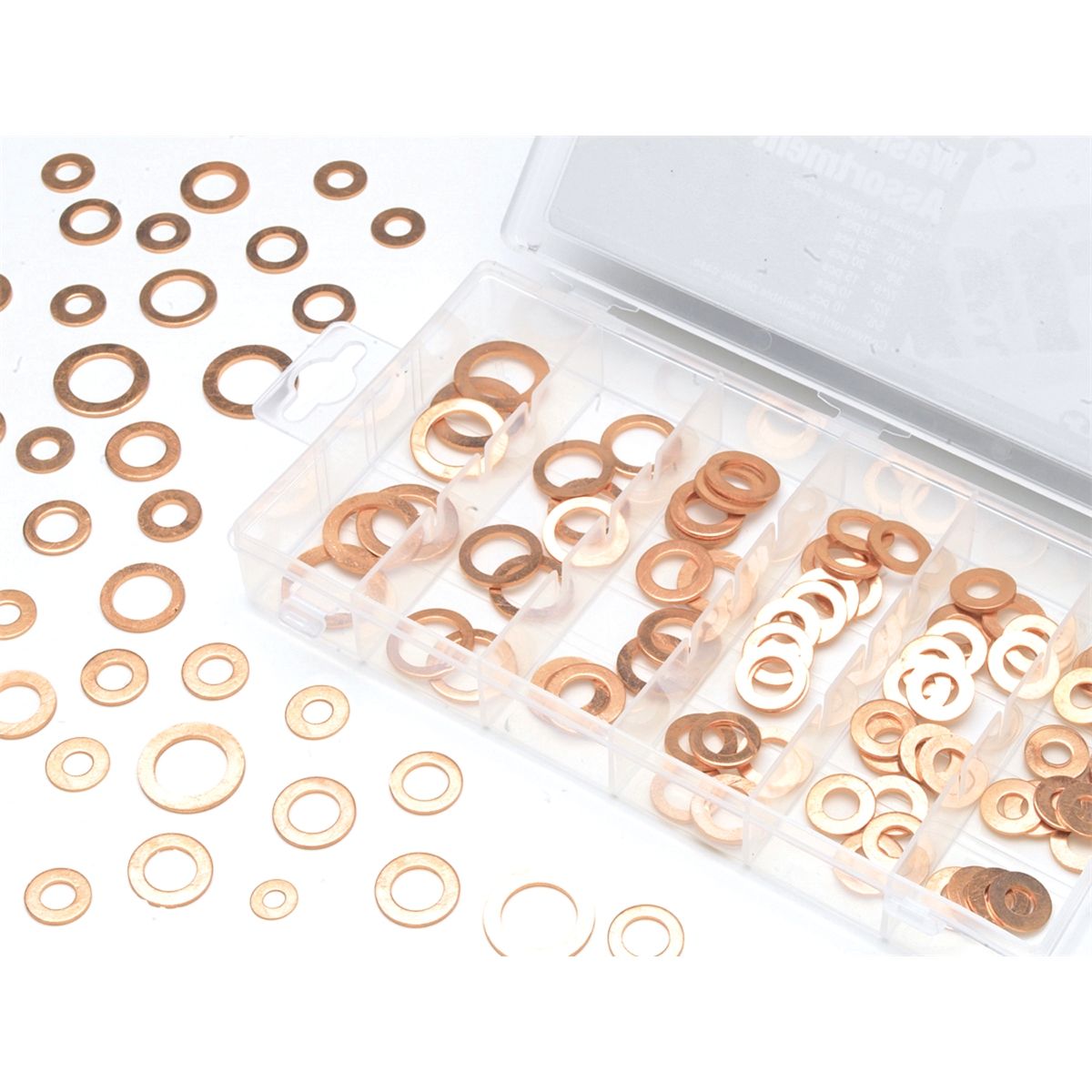 Copper Washer Hardware Kit - 110-Pc by Wilmar - Performance Tool