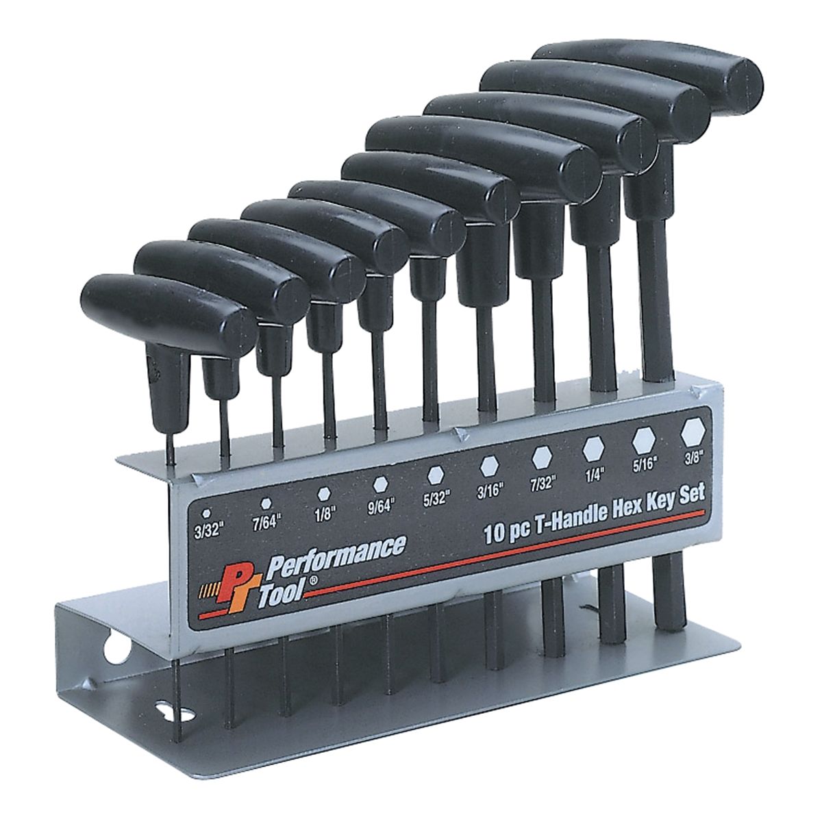W80274 10-Pc SAE T-Handle Hex Keys Set WLMW80274 W80274 10-Pc SAE T-Handle Hex Keys Set WLMW80274