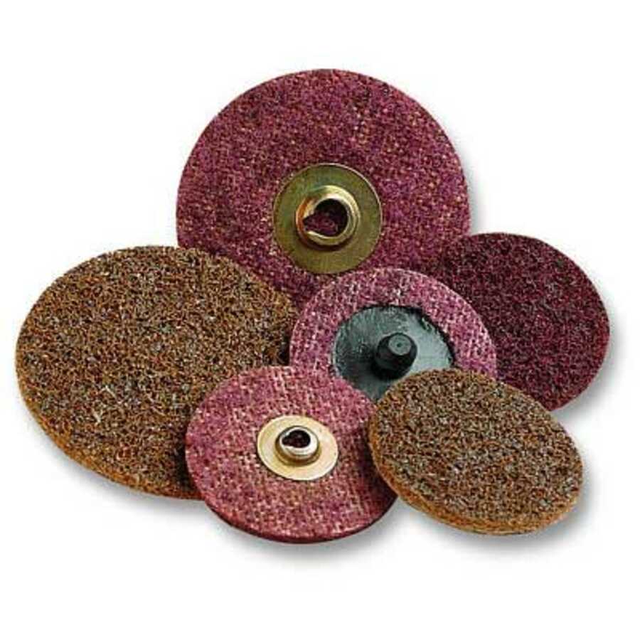3M 05528 Scotch-Brite Roloc Surface Conditioning Disc TR, 2 in x NH A ...