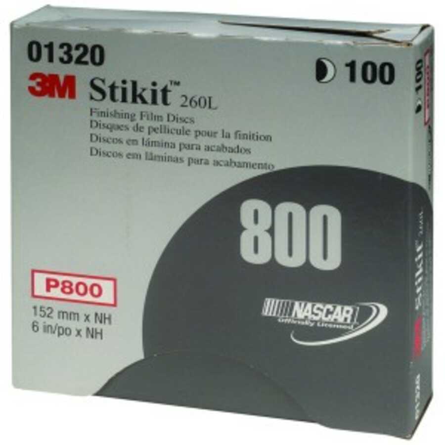 Stikit Finishing Film Disc, 6 Inch, P800 Grade | 3M | 1320