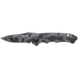Taylor Brands [SC60MC] Schrade Mini Push Button Lock Folding Knife Drop ...