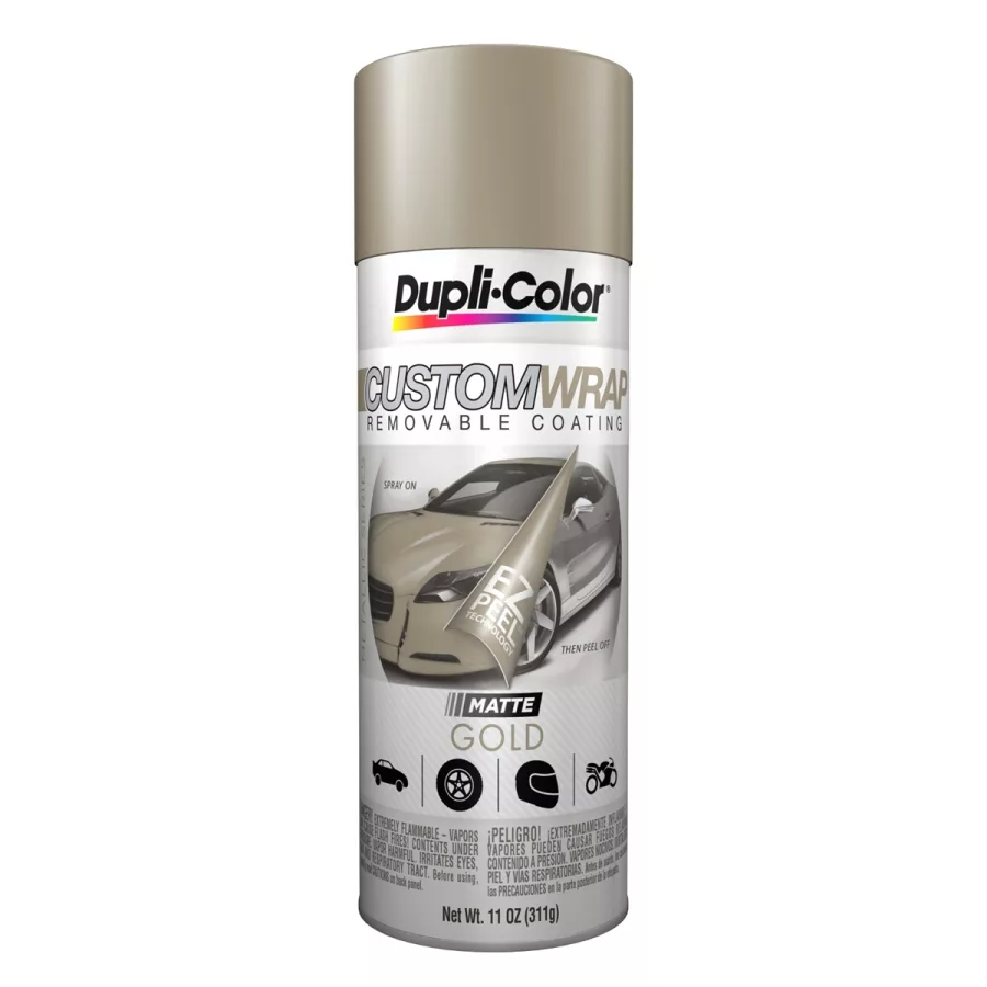 Krylon [CWRC833] Custom Wrap, Matte Gold Metallic Custom Wrap, Matte ...