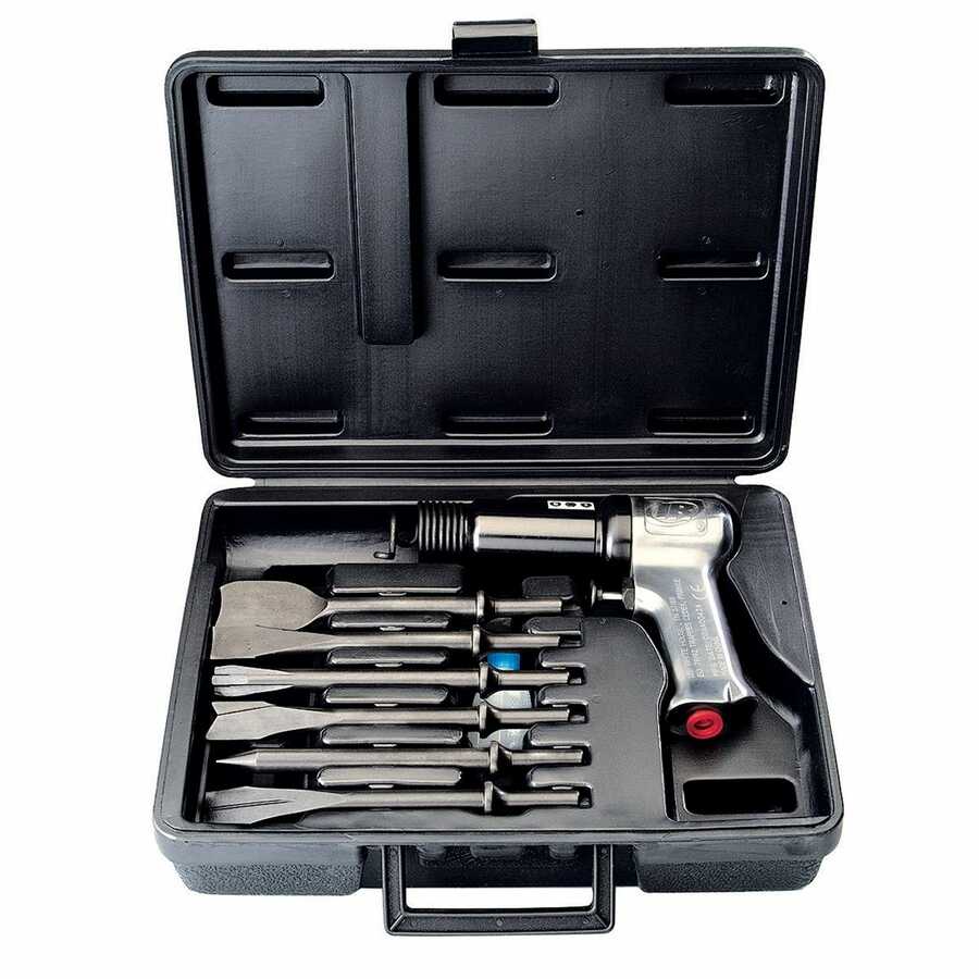 Ingersoll Rand IR121-K6 Air Hammer Kit with 6 Chisels