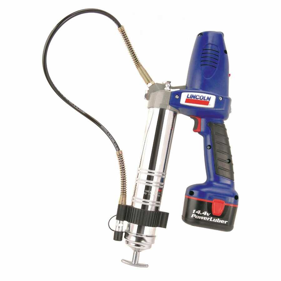 Lincoln 1244 Power-Luber 12V Cordless Rechargeable Grease Gun LIN1244 ...
